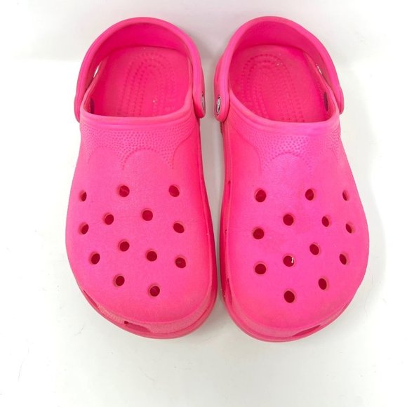 CROCS | Shoes | Crocs Hot Pink Classic Clog Style Sandal Size | Poshmark